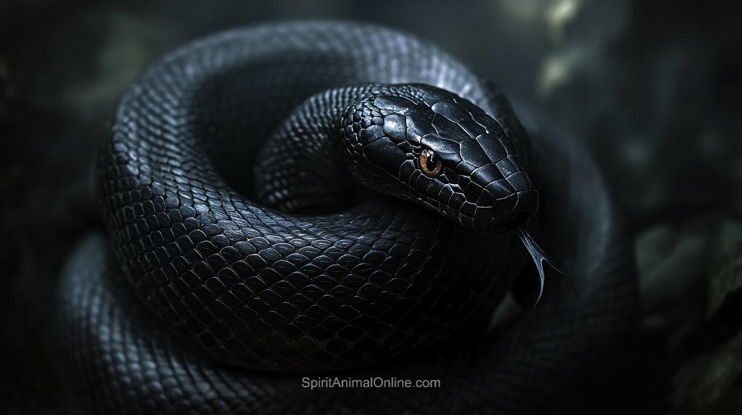 Spirit Animal Black Snake: Unveiling the Power of This Mystical Totem